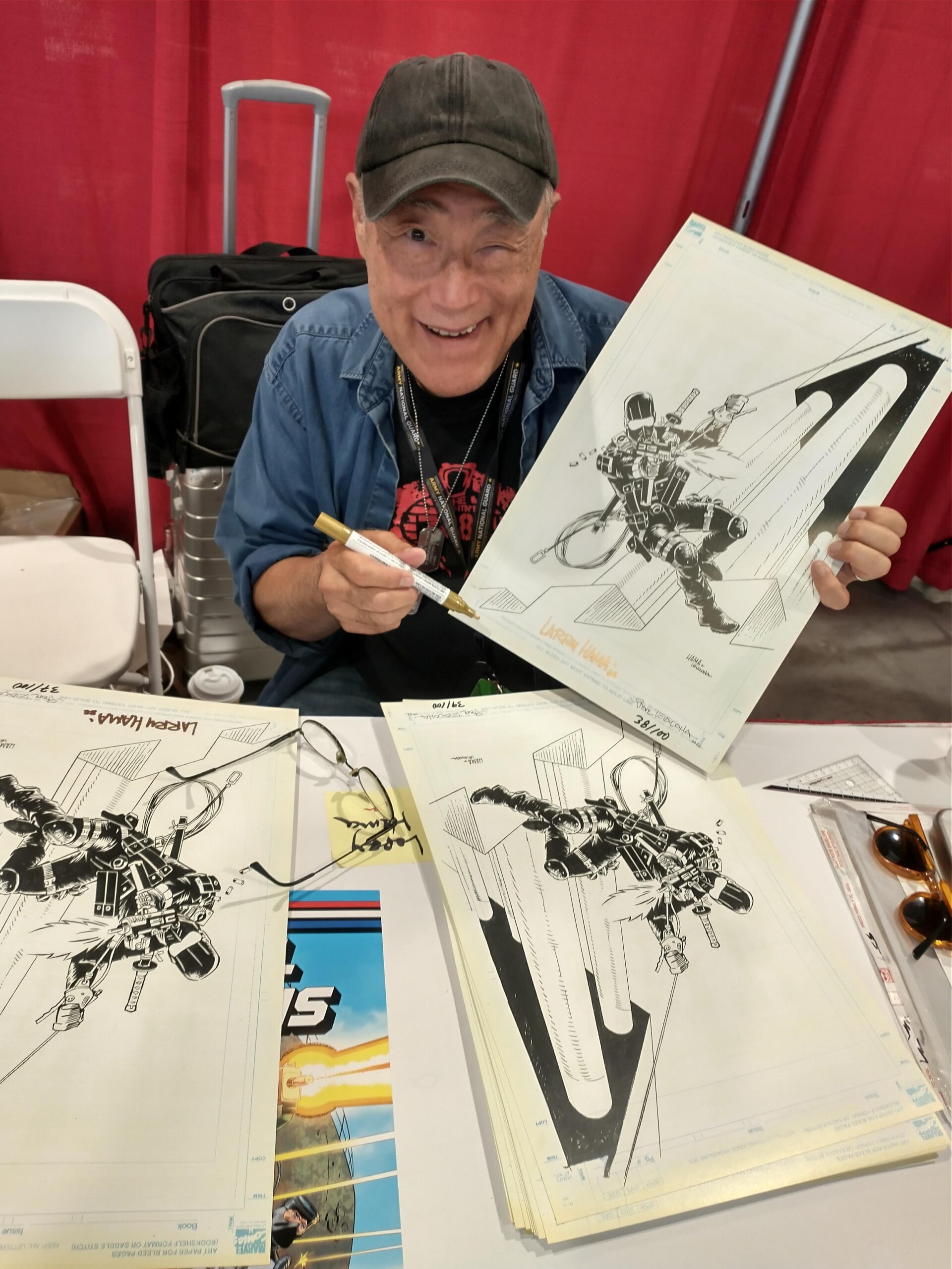 LTD 100 Larry Hama Signed & Numbered Art Print! » 2023 VA Comicon in ...