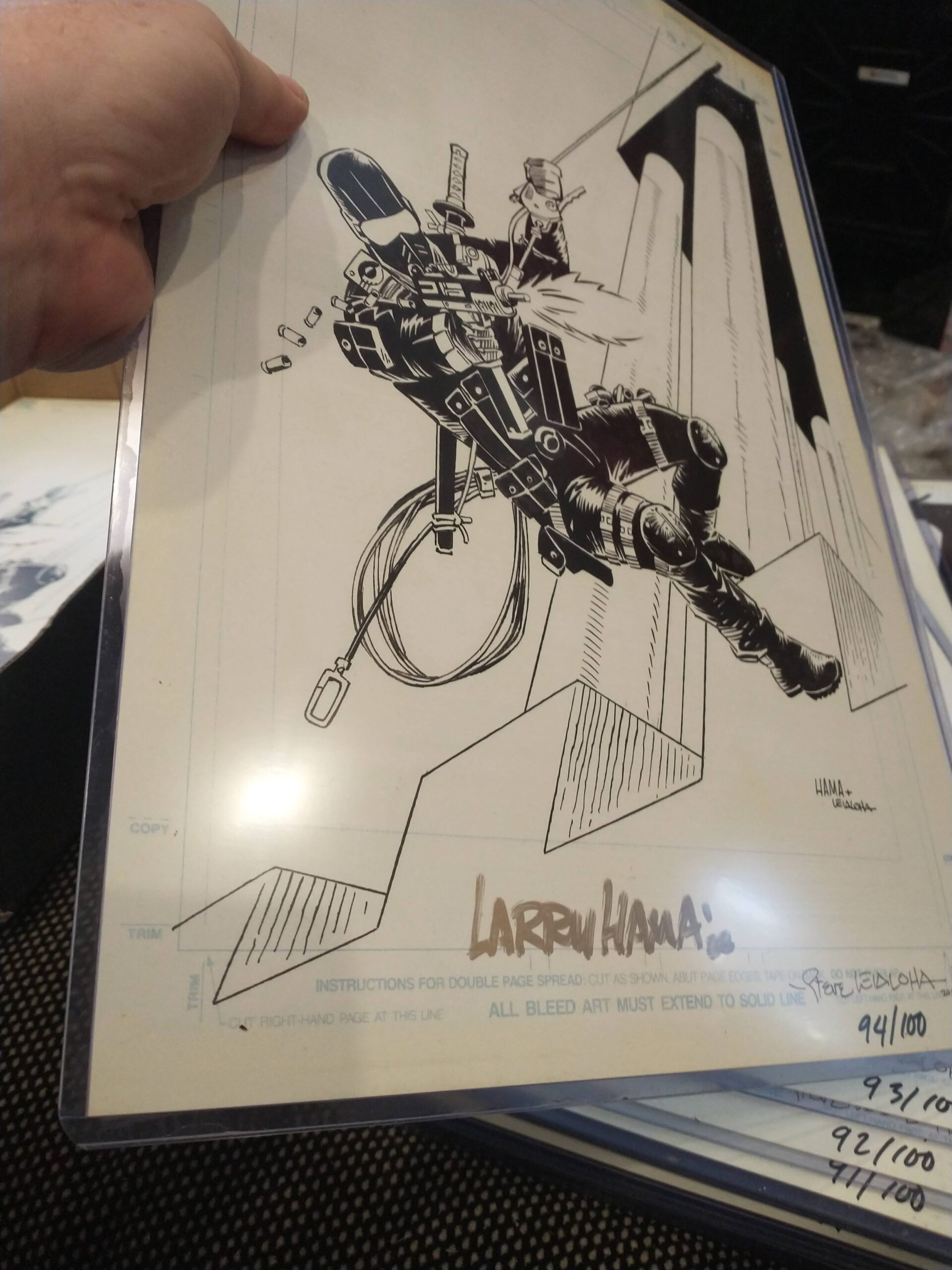 LTD 100 Larry Hama Signed & Numbered Art Print! » 2023 VA Comicon in ...